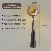 China Bedroom Lighting Living Room Home Decor Melt Lava Stone Glass Floor Lamp(WH-MFL-224) for sale