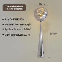 China Bedroom Lighting Living Room Home Decor Melt Lava Stone Glass Floor Lamp(WH-MFL-224) for sale