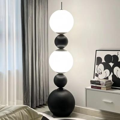 China Bedside Lamp LED Lighting Living Room Sofa Side Lamp Nordic Orion Sphere Floor Lamp(WH-MFL-225) for sale