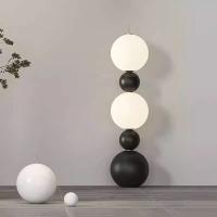 China Bedside Lamp LED Lighting Living Room Sofa Side Lamp Nordic Orion Sphere Floor Lamp(WH-MFL-225) for sale