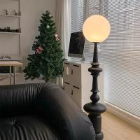 China Bedside Lamp LED Lighting Living Room Sofa Side Lamp Nordic Orion Sphere Floor Lamp(WH-MFL-225) for sale