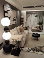 China Bedside Lamp LED Lighting Living Room Sofa Side Lamp Nordic Orion Sphere Floor Lamp(WH-MFL-225) for sale