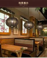 China Southeast Asia Retro Exotic Bedroom Restaurant Cafe Hotel Bar Hollow Carved Chandelier Lamps (WH-DC-71) for sale