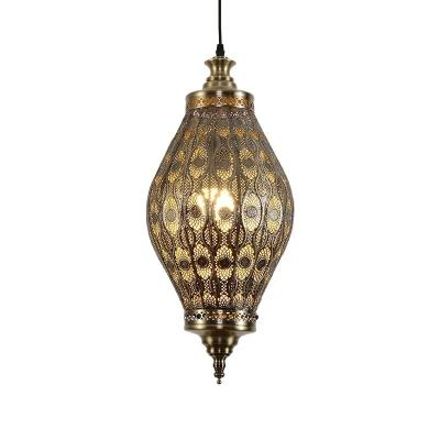 China Marocain Style Orient Mediterran Interior Lampara Morocan Suspension Oriental Moroccan Lamp(WH-DC-73) for sale