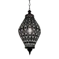 China Marocain Style Orient Mediterran Interior Lampara Morocan Suspension Oriental Moroccan Lamp(WH-DC-73) for sale