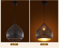 China Minimalist Iron Gold Black Restaurant Dining Living Room Bar Indoor Light Modern Arabian Style Led Pendant Lamp (WH-DC-74) for sale