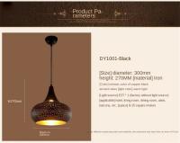 China Minimalist Iron Gold Black Restaurant Dining Living Room Bar Indoor Light Modern Arabian Style Led Pendant Lamp (WH-DC-74) for sale