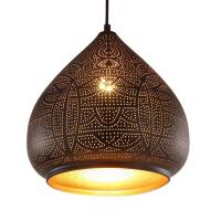 China Minimalist Iron Gold Black Restaurant Dining Living Room Bar Indoor Light Modern Arabian Style Led Pendant Lamp (WH-DC-74) for sale