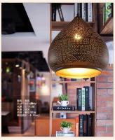 China Minimalist Iron Gold Black Restaurant Dining Living Room Bar Indoor Light Modern Arabian Style Led Pendant Lamp (WH-DC-74) for sale