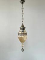 China Light brown handmade glass Pendant lamp Moroccan bedroom bedside chandelier (WH-DC-76) for sale