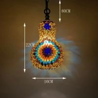 China Bohemian Snowman Chandeliers Ceiling Home Room Decor Turkish Handmade Glass Lighting (WH-DC-79) for sale