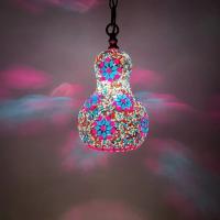 China Bohemian Snowman Chandeliers Ceiling Home Room Decor Turkish Handmade Glass Lighting (WH-DC-79) for sale