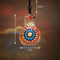 China Bohemian Snowman Chandeliers Ceiling Home Room Decor Turkish Handmade Glass Lighting (WH-DC-79) for sale