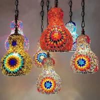 China Bohemian Snowman Chandeliers Ceiling Home Room Decor Turkish Handmade Glass Lighting (WH-DC-79) for sale