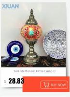 China Bohemia Turkish Mosaic Lamp Handmade Stained Glass Sconce Bar Restaurant Retro Vintage Mediterranean LED Hanging Light (WH-DC-80) for sale