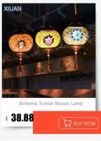 China Bohemia Turkish Mosaic Lamp Handmade Stained Glass Sconce Bar Restaurant Retro Vintage Mediterranean LED Hanging Light (WH-DC-80) for sale