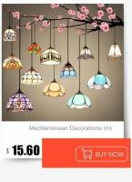 China Bohemia Turkish Mosaic Lamp Handmade Stained Glass Sconce Bar Restaurant Retro Vintage Mediterranean LED Hanging Light (WH-DC-80) for sale
