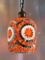 China Bohemia Turkish Mosaic Lamp Handmade Stained Glass Sconce Bar Restaurant Retro Vintage Mediterranean LED Hanging Light (WH-DC-80) for sale