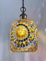 China Bohemia Turkish Mosaic Lamp Handmade Stained Glass Sconce Bar Restaurant Retro Vintage Mediterranean LED Hanging Light (WH-DC-80) for sale