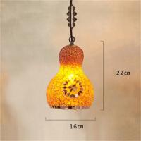 China Vintage Art Deco Handcrafted Lamparas de mesa Colorful Stained Glass Romantic Pendant Lamp Turkish Mosaic Chandelier(WH-DC-82) for sale