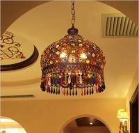 China Bohemian Colorful Pendant Lamp Turkish small chandelier Light Fixture  (WH-DC-83) for sale