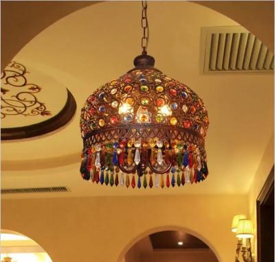 China Bohemian Colorful Pendant Lamp Turkish small chandelier Light Fixture  (WH-DC-83) for sale