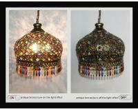 China Bohemian Colorful Pendant Lamp Turkish small chandelier Light Fixture  (WH-DC-83) for sale
