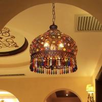 China Bohemian Colorful Pendant Lamp Turkish small chandelier Light Fixture  (WH-DC-83) for sale