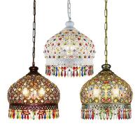 China Bohemian Colorful Pendant Lamp Turkish small chandelier Light Fixture  (WH-DC-83) for sale