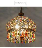 China Bohemian Colorful Pendant Lamp Turkish small chandelier Light Fixture  (WH-DC-83) for sale