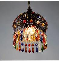 China Bohemian Colorful Pendant Lamp Turkish small chandelier Light Fixture  (WH-DC-83) for sale