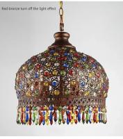 China Bohemian Colorful Pendant Lamp Turkish small chandelier Light Fixture  (WH-DC-83) for sale