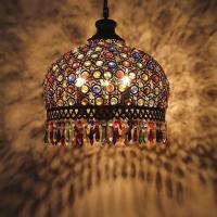 China Bohemian Colorful Pendant Lamp Turkish small chandelier Light Fixture  (WH-DC-83) for sale