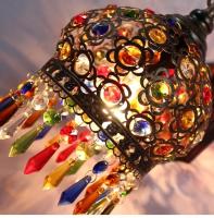 China Bohemian Colorful Pendant Lamp Turkish small chandelier Light Fixture  (WH-DC-83) for sale