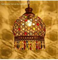 China Bohemian Colorful Pendant Lamp Turkish small chandelier Light Fixture  (WH-DC-83) for sale