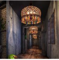 China Bohemian Colorful Pendant Lamp Turkish small chandelier Light Fixture  (WH-DC-83) for sale