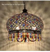 China Bohemian Colorful Pendant Lamp Turkish small chandelier Light Fixture  (WH-DC-83) for sale