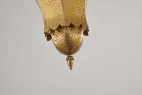 China Gold Lustre Hollow Carved Hanging Lamp Vintage Retro Classical Moroccan Pendant Lights (WH-DC-84) for sale