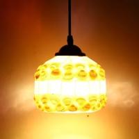 China LED Colorful Glass Hanging Lamp Morocco Decor Turkish Mosaic Lamps (WH-DC-86) for sale