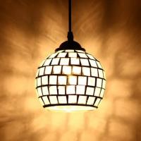 China LED Colorful Glass Hanging Lamp Morocco Decor Turkish Mosaic Lamps (WH-DC-86) for sale
