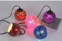 China LED Colorful Glass Hanging Lamp Morocco Decor Turkish Mosaic Lamps (WH-DC-86) for sale