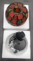 China LED Colorful Glass Hanging Lamp Morocco Decor Turkish Mosaic Lamps (WH-DC-86) for sale