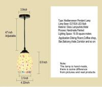 China Moroccan Turkish Style Retro Vintage Pendant Light(WH-DC-87) for sale