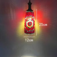 China Vintage Ceiling Hanging Lamp Stained Glass Lampshade Pendant Lamp Turkish Mosaic Pendant Lights (WH-DC-88) for sale