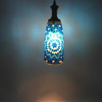 China Vintage Ceiling Hanging Lamp Stained Glass Lampshade Pendant Lamp Turkish Mosaic Pendant Lights (WH-DC-88) for sale