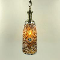 China Vintage Ceiling Hanging Lamp Stained Glass Lampshade Pendant Lamp Turkish Mosaic Pendant Lights (WH-DC-88) for sale