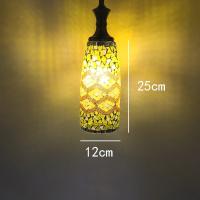 China Vintage Ceiling Hanging Lamp Stained Glass Lampshade Pendant Lamp Turkish Mosaic Pendant Lights (WH-DC-88) for sale