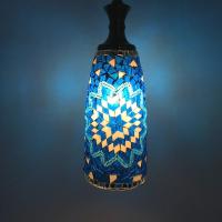 China Vintage Ceiling Hanging Lamp Stained Glass Lampshade Pendant Lamp Turkish Mosaic Pendant Lights (WH-DC-88) for sale
