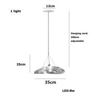 China Nordic Manta Suspension Light For Bedroom Living Room Creative Staircase Pendant Light(WH-NC-122) for sale