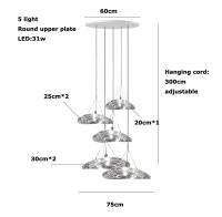 China Nordic Manta Suspension Light For Bedroom Living Room Creative Staircase Pendant Light(WH-NC-122) for sale